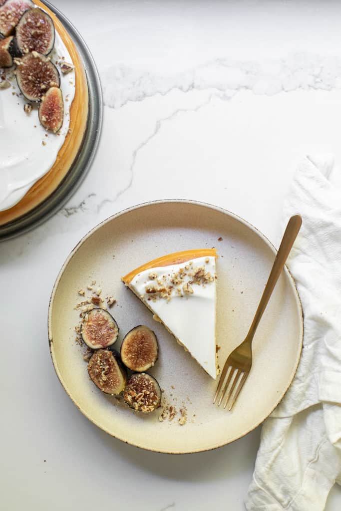 Goat Cheese Cheesecake - Sugar and Charm