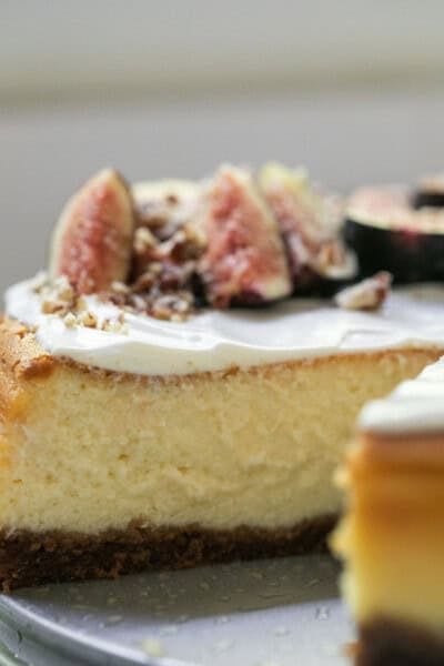 Goat Cheese Cheesecake - Sugar and Charm