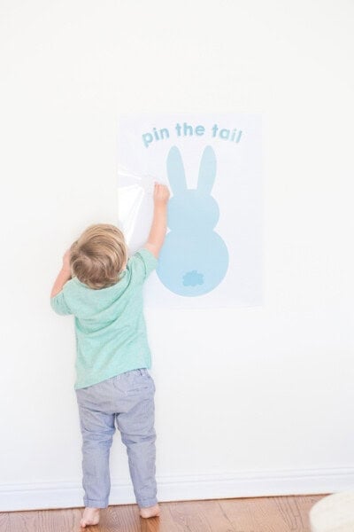pin the tail on the easter bunny