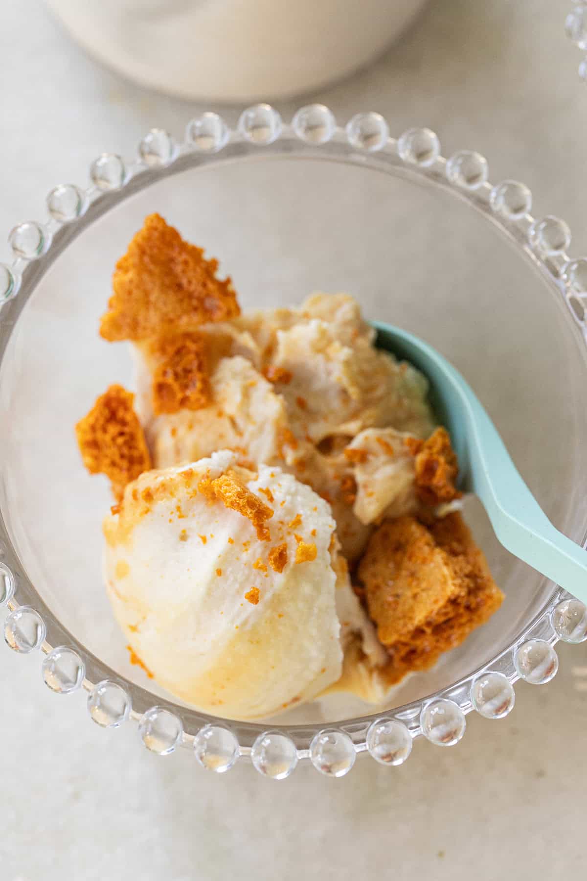 New Zealand Hokey Pokey Ice Cream Recipe - Sugar and Charm