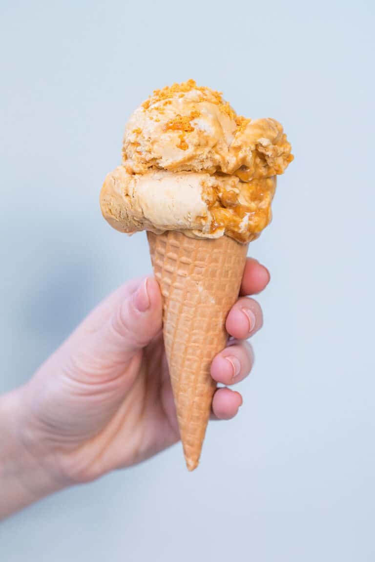 New Zealand Hokey Pokey Ice Cream Recipe - Sugar and Charm
