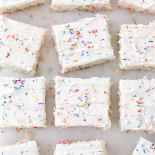 Homemade Funfetti Cake Recipe - Sugar and Charm