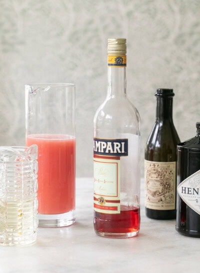 Grapefruit Negroni Popsicles - Sugar and Charm