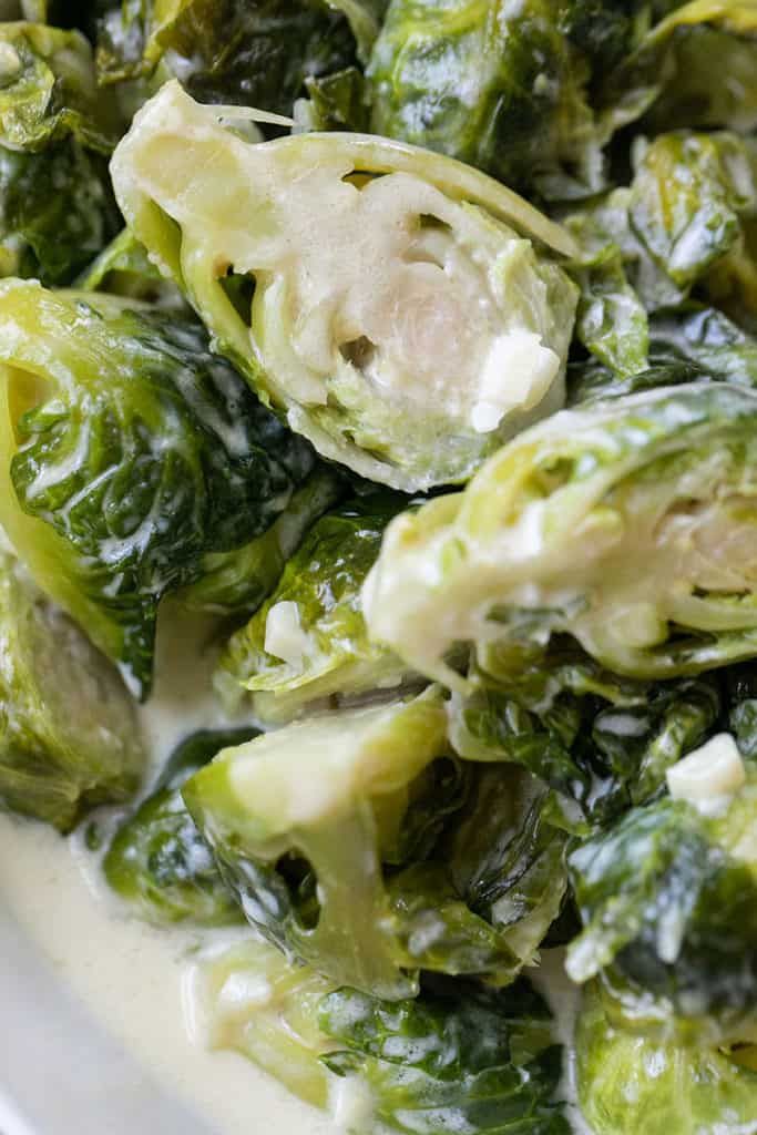 Delicious and Creamy Sautéed Brussels Sprouts Recipe