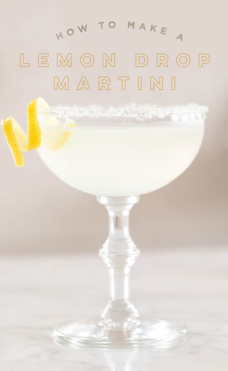 How to Make a Lemon Drop Martini - Sugar and Charm