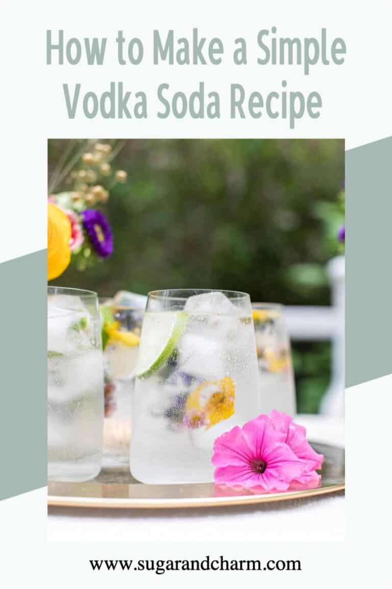 How to Make a Simple Vodka Soda Recipe - Sugar and Charm