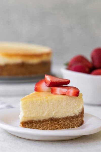 Homemade Cheesecake Recipe - Sugar and Charm
