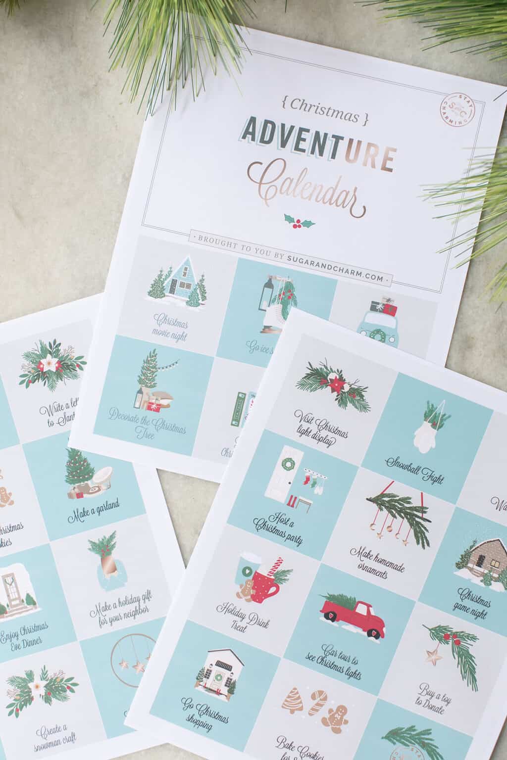 Printable Advent Calendar Ideas - Sugar and Charm
