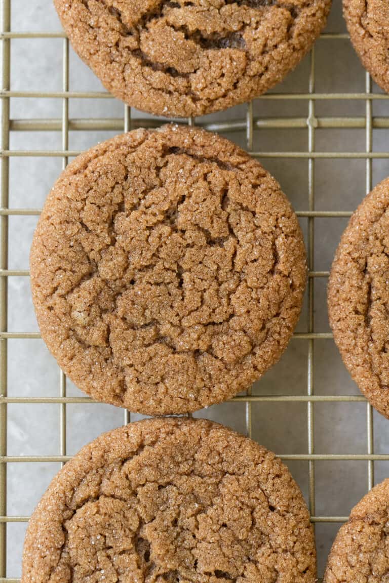 Gingersnap Cookie Recipe - Sugar and Charm