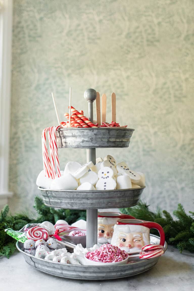 Tiered Hot Chocolate Dessert Stand - Sugar and Charm