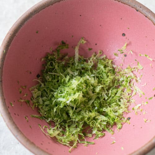 How to Zest a Lime - Sugar and Charm