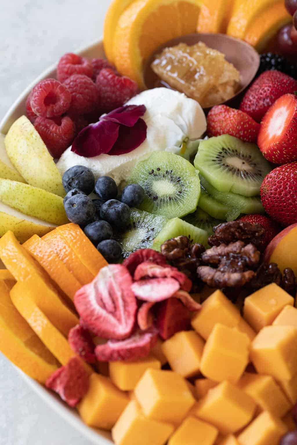 Fruit and Cheese Platter - Sugar and Charm