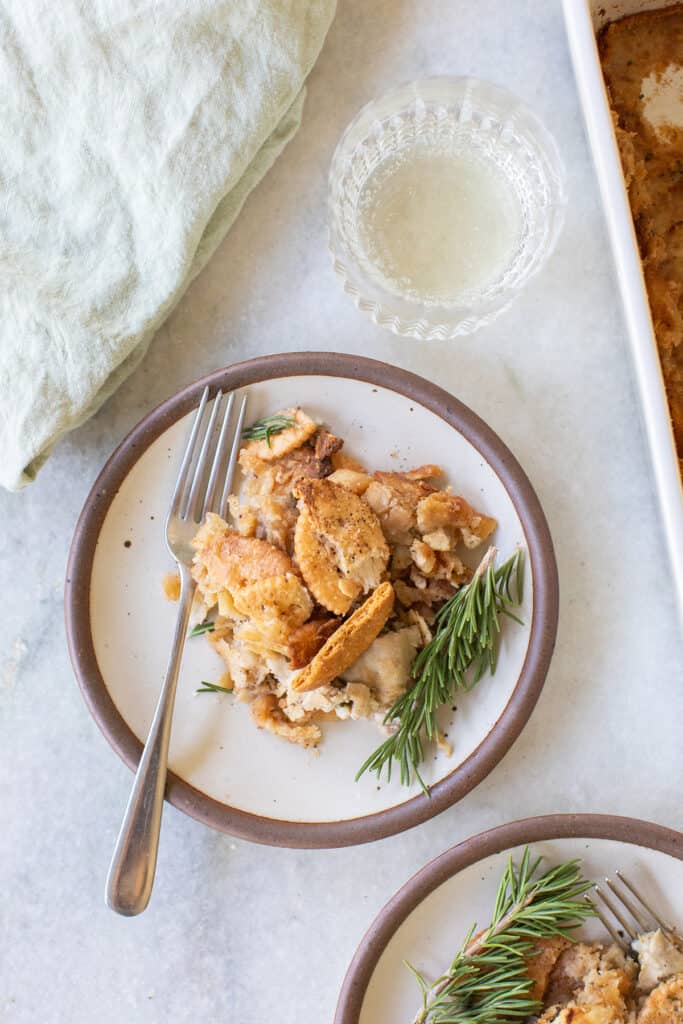 Oyster Stuffing Recipe - Sugar and Charm