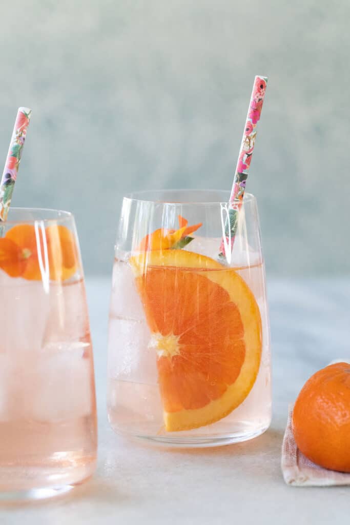 Easy Rosé Spritzer Recipe - Sugar and Charm