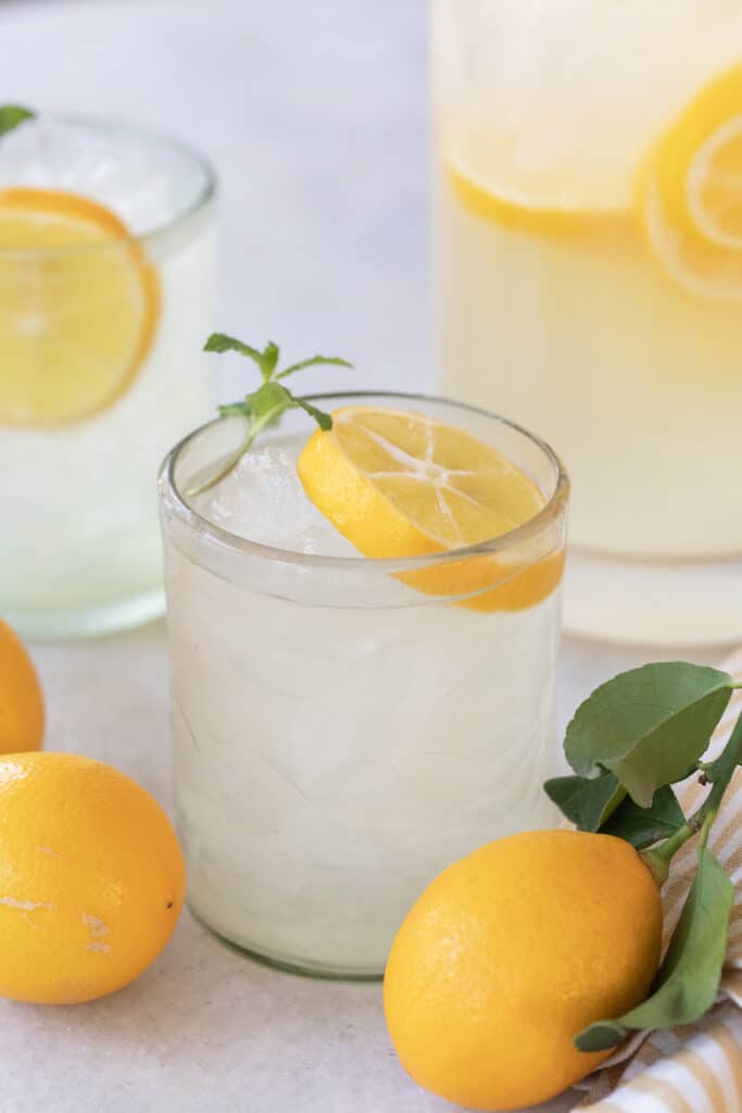 How to Make Meyer Lemonade - Sugar and Charm