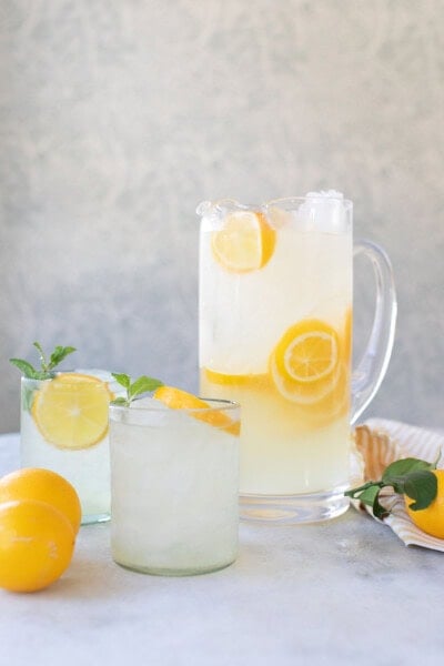 How to Make Meyer Lemonade - Sugar and Charm