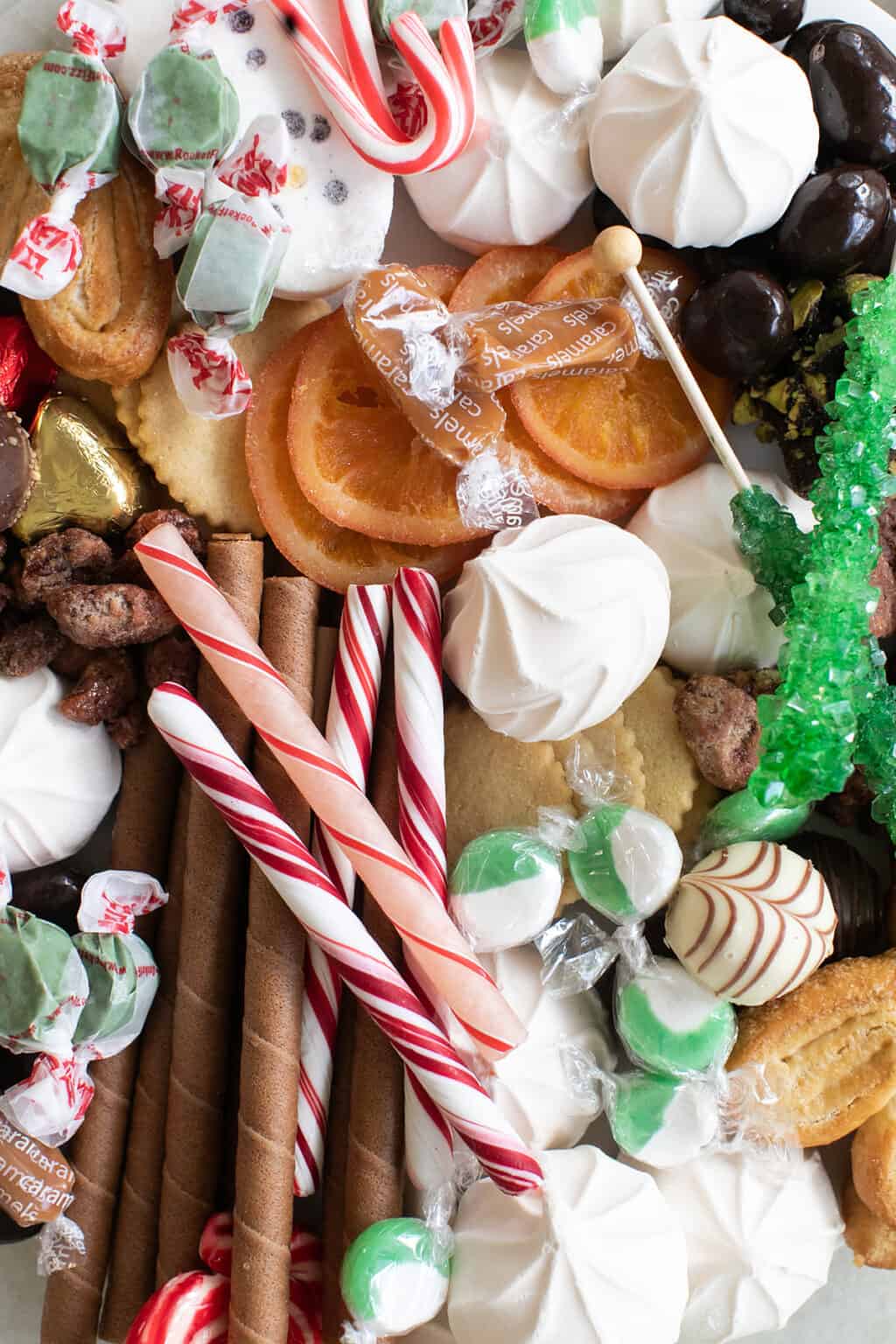 Christmas Dessert Charcuterie Board - Sugar and Charm
