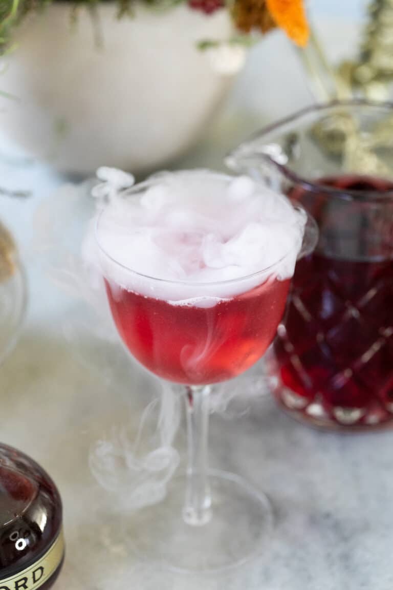 A Spooky Vampire's Kiss Cocktail - Sugar and Charm