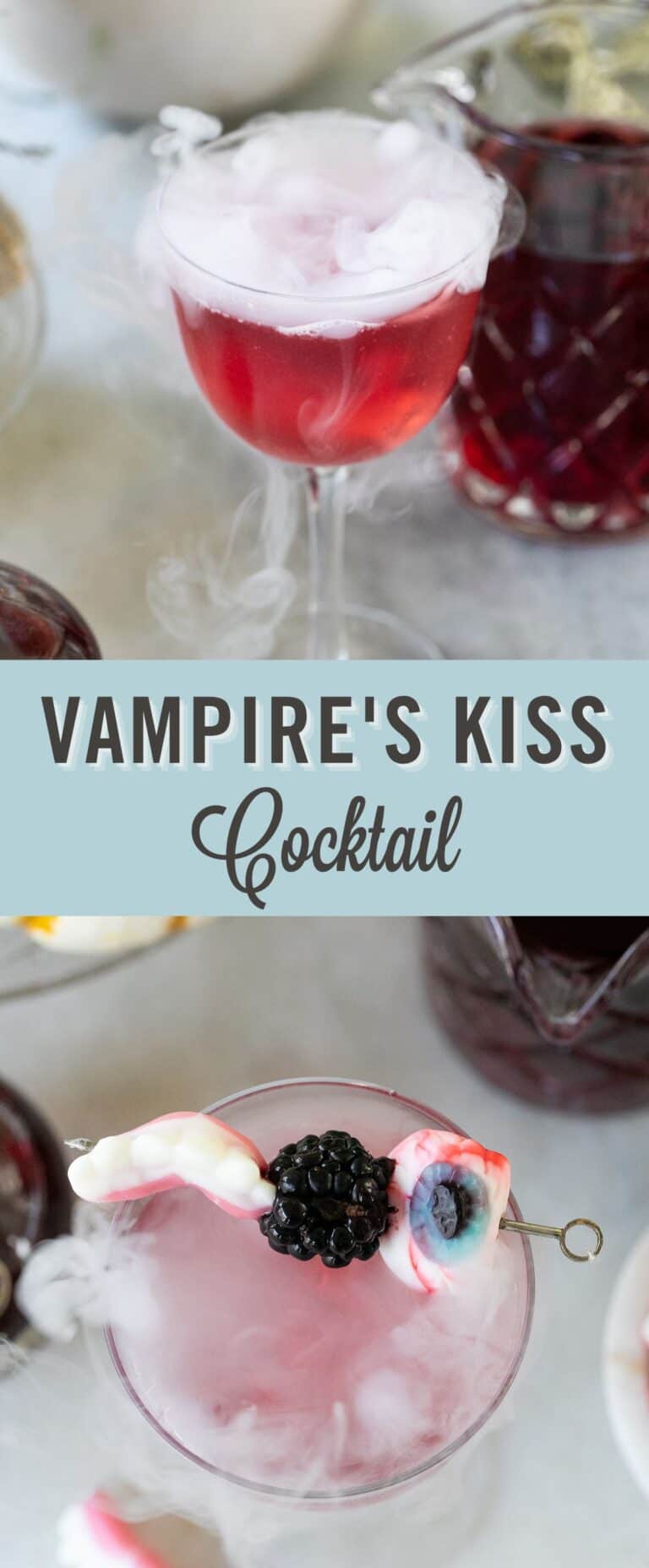 A Spooky Vampire's Kiss Cocktail - Sugar and Charm