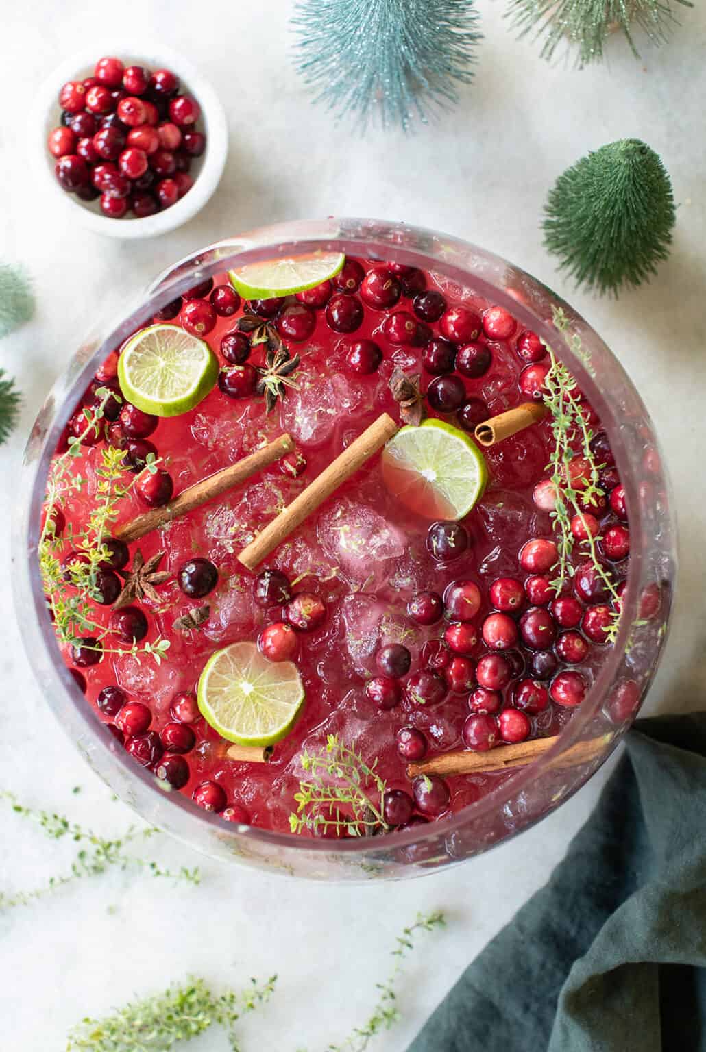 Non Alcoholic Christmas Punch Recipe - Sugar and Charm