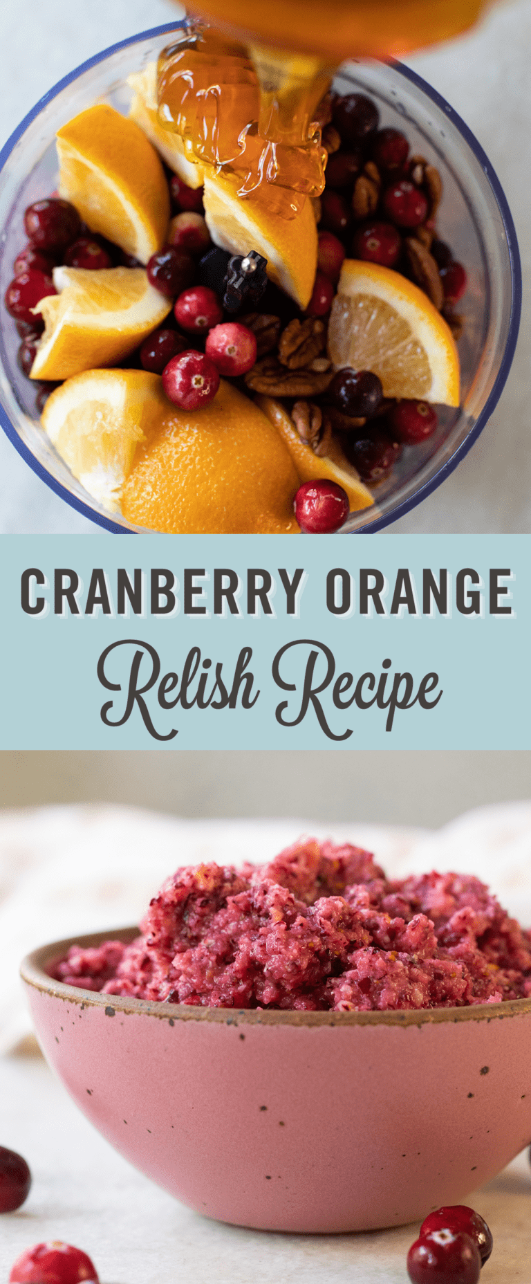 Easy Cranberry Orange Relish Recipe - Sugar and Charm