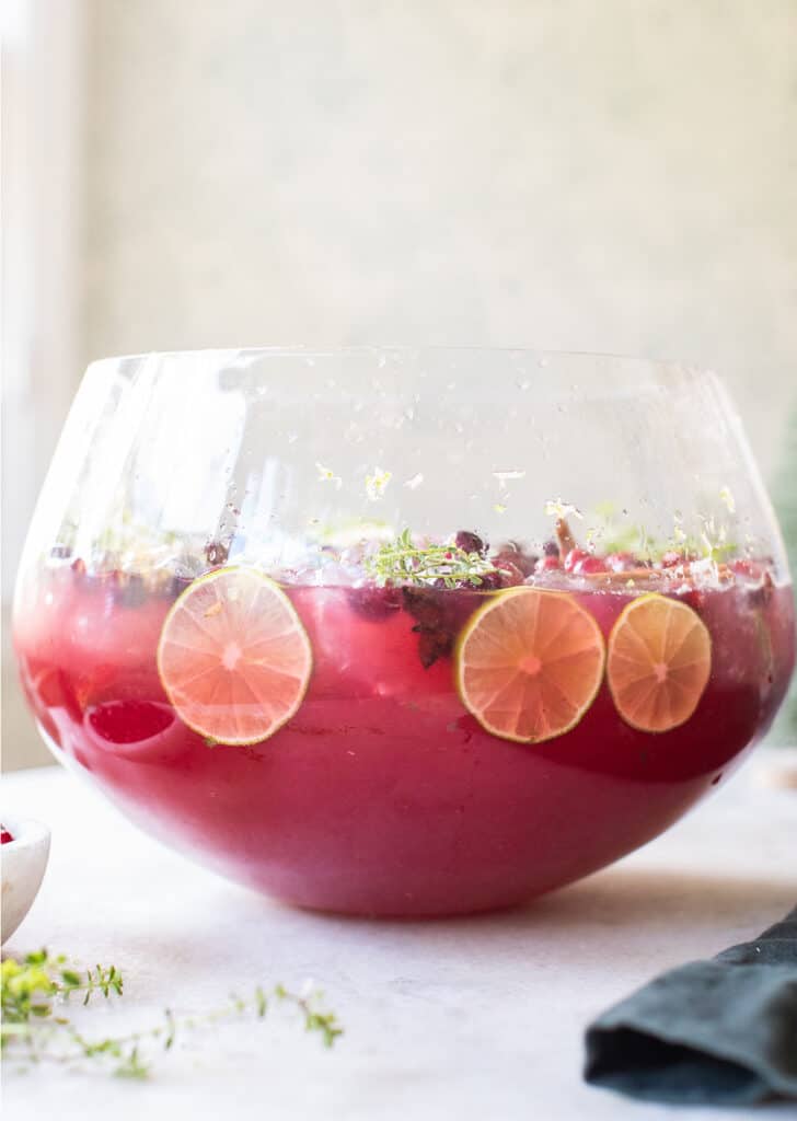Non Alcoholic Christmas Punch Recipe - Sugar and Charm
