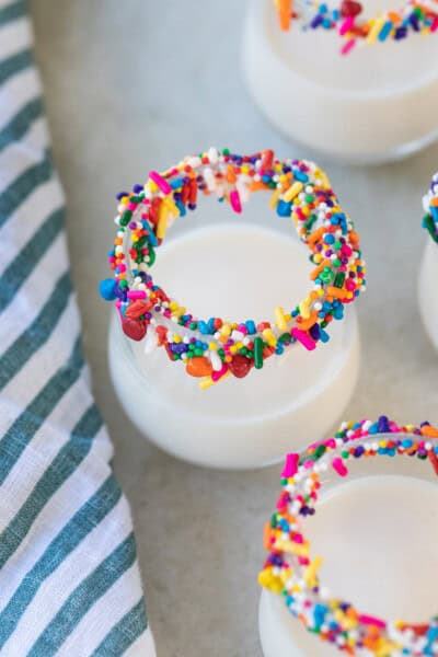 The Best Birthday Cake Shot Recipe - Sugar and Charm