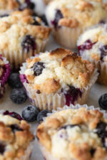 Bakery-Style Blueberry Banana Muffins - Sugar and Charm