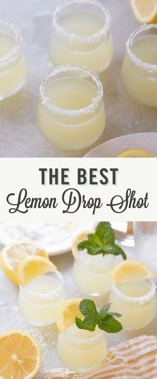Easy Lemon Drop Shot Recipe - Sugar and Charm