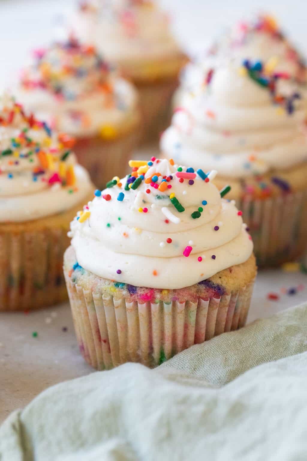 Confetti Cupcakes - Sugar and Charm