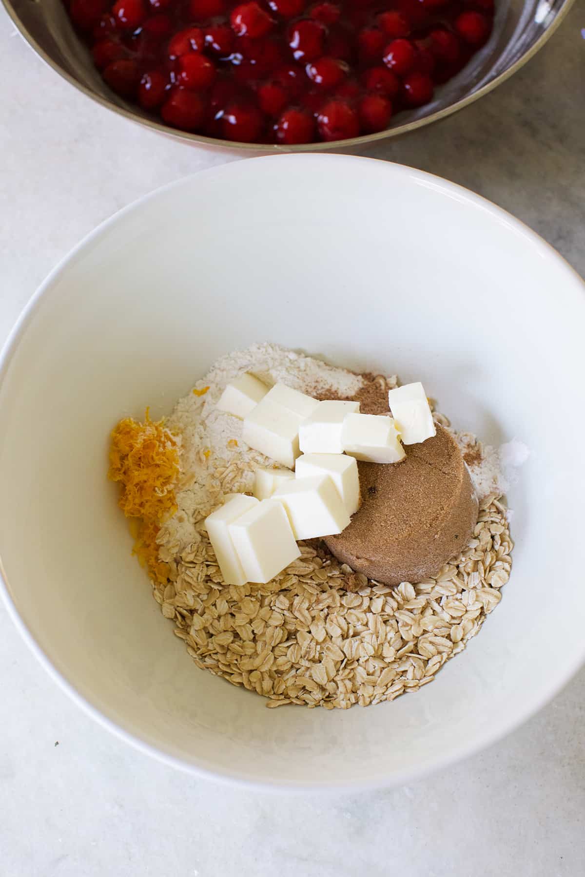 Easy Cherry Crisp Recipe - Sugar and Charm