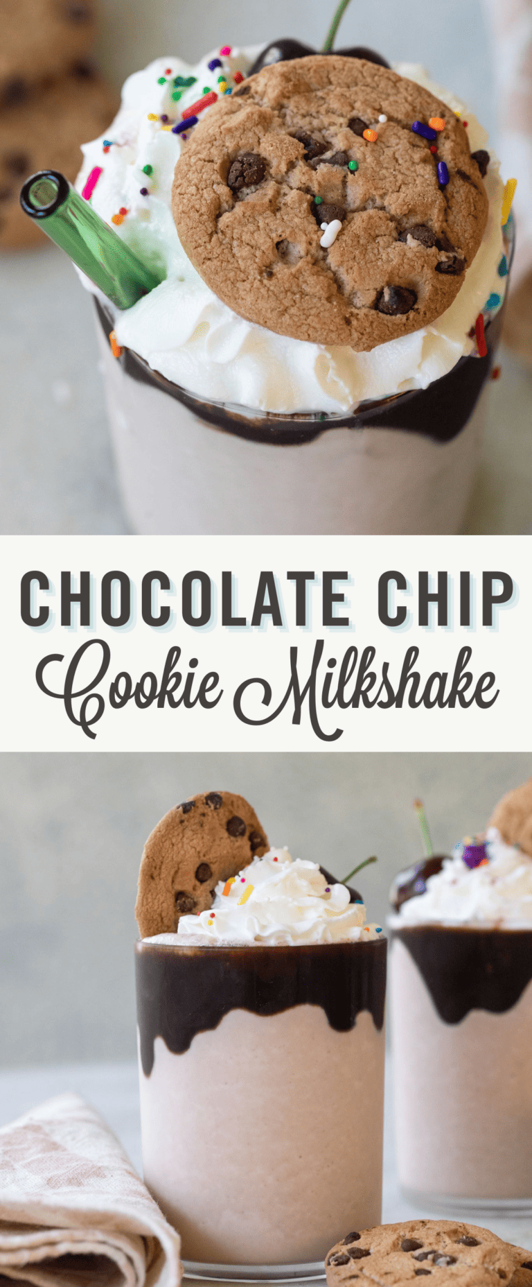 Chips Ahoy Milkshake - Sugar and Charm
