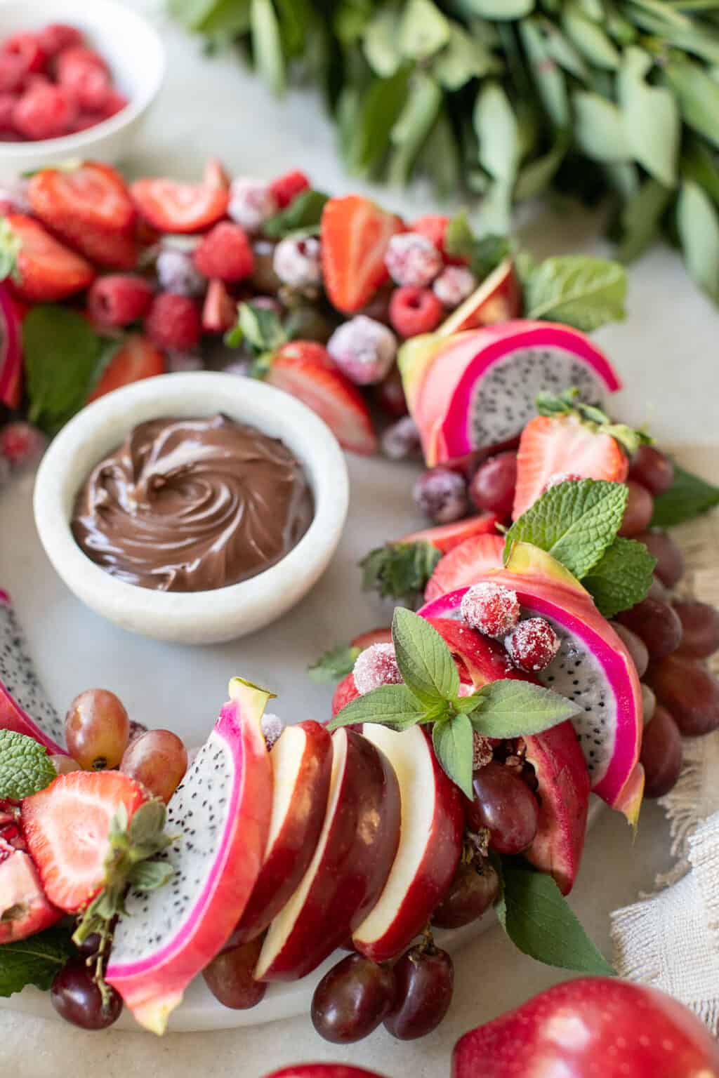 Christmas Fruit Platter - Sugar and Charm