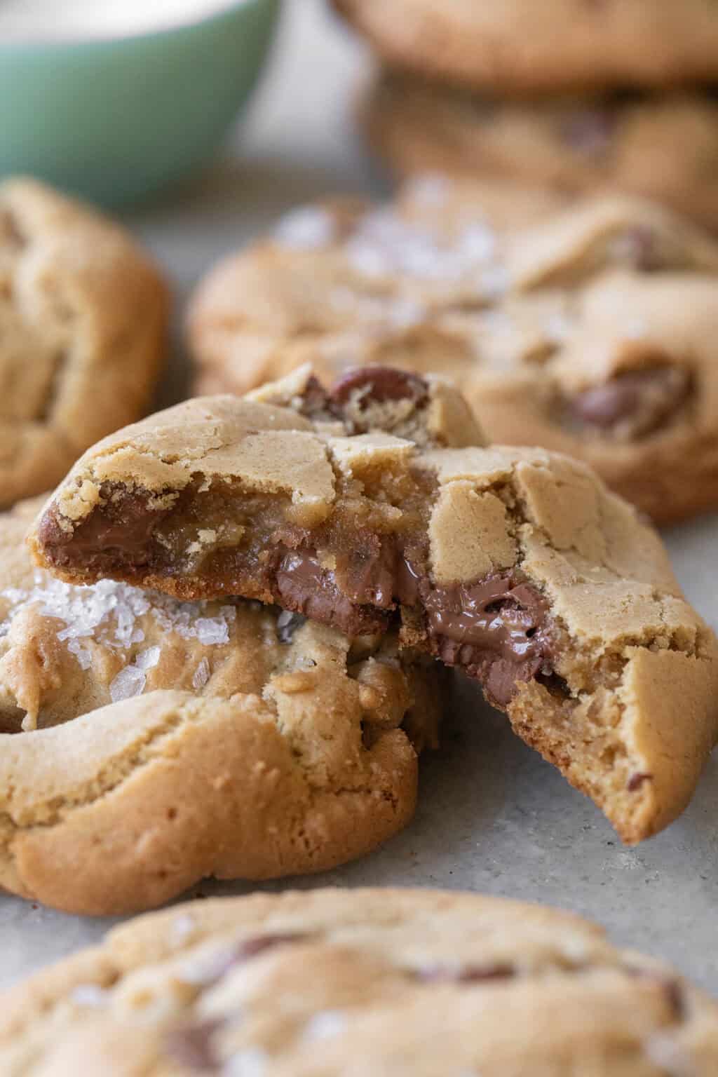 No Butter Chocolate Chip Cookies - Sugar and Charm