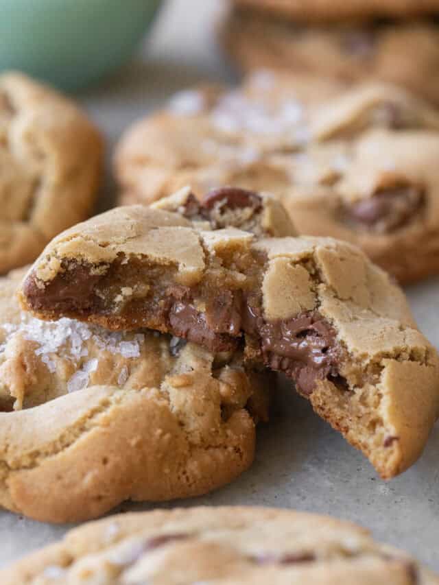 No Butter Chocolate Chip Cookies - Sugar and Charm