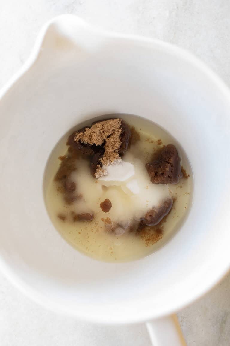 No Butter Chocolate Chip Cookies - Sugar and Charm