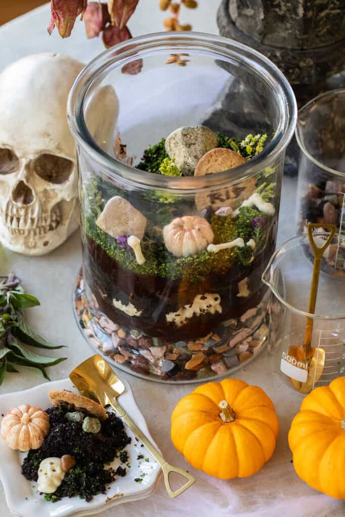 Edible Halloween Terrarium - Sugar and Charm