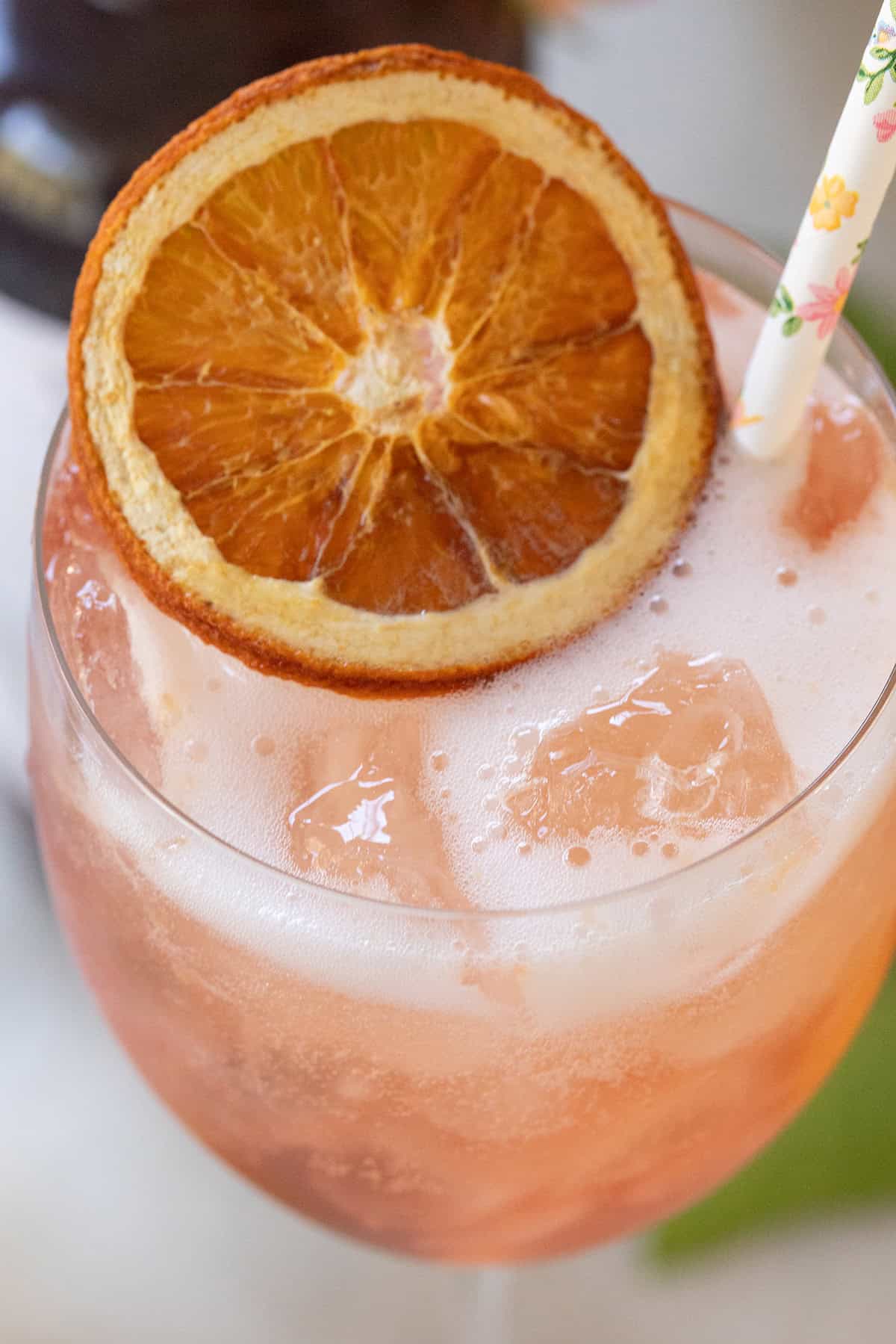 Non Alcoholic Aperol Spritz - Sugar and Charm