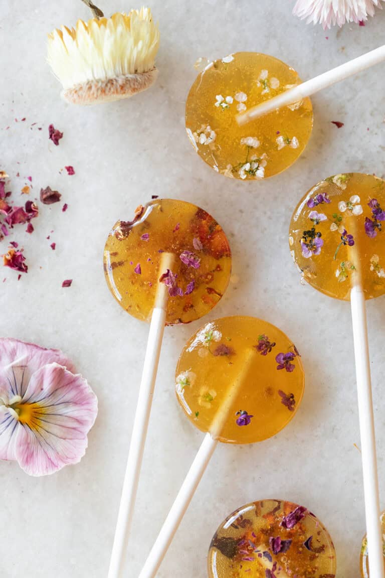 Homemade Lollipops - Sugar and Charm