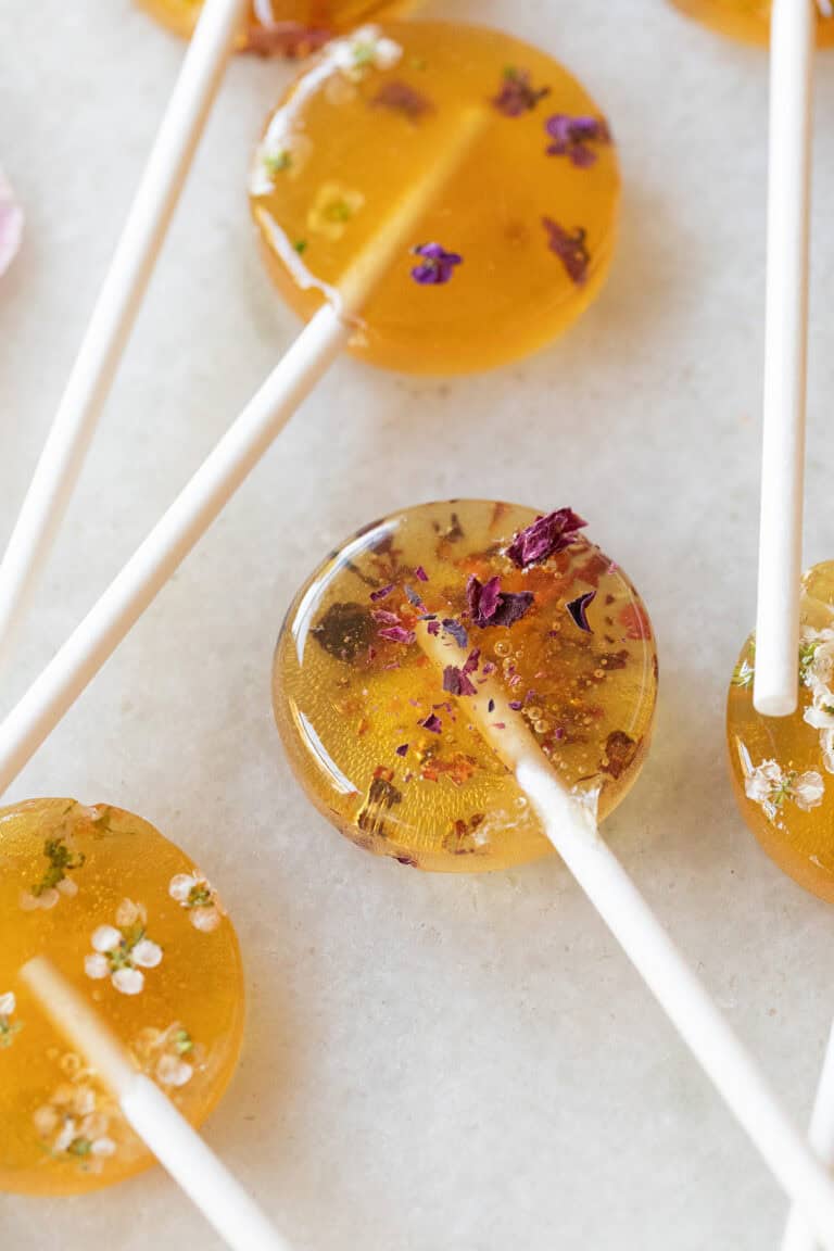 Homemade Lollipops - Sugar and Charm