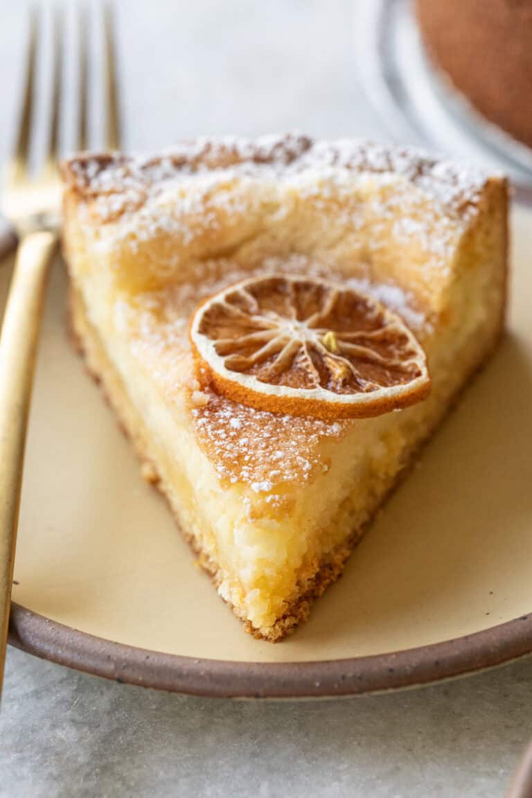 Lemon Gooey Butter Cake - Sugar and Charm