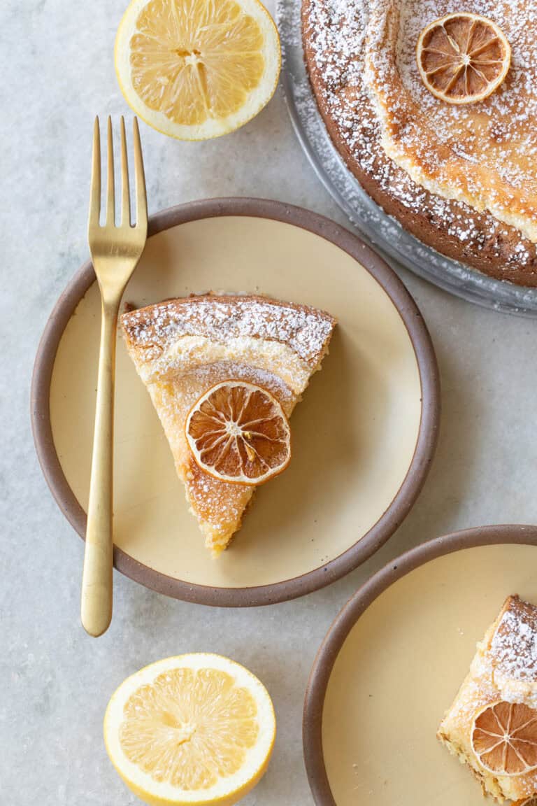 Lemon Gooey Butter Cake - Sugar and Charm